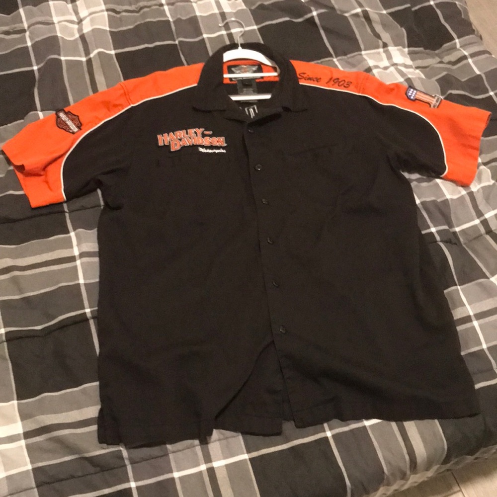 Harley Davidson Motorcycle Mechanic Technician Shirt … - Gem